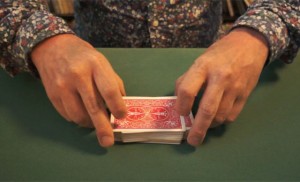 「テーブル・リフル・シャッフルの解説」 Table Riffle Shuffle カードテーブルに適した形式のリフルシャッフル | 種明かし ...